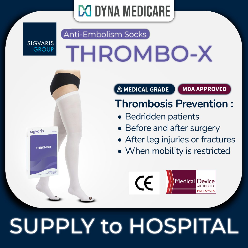 SIGVARIS Thrombo X Anti-embolism Stocking Medical Compression Stocking ...