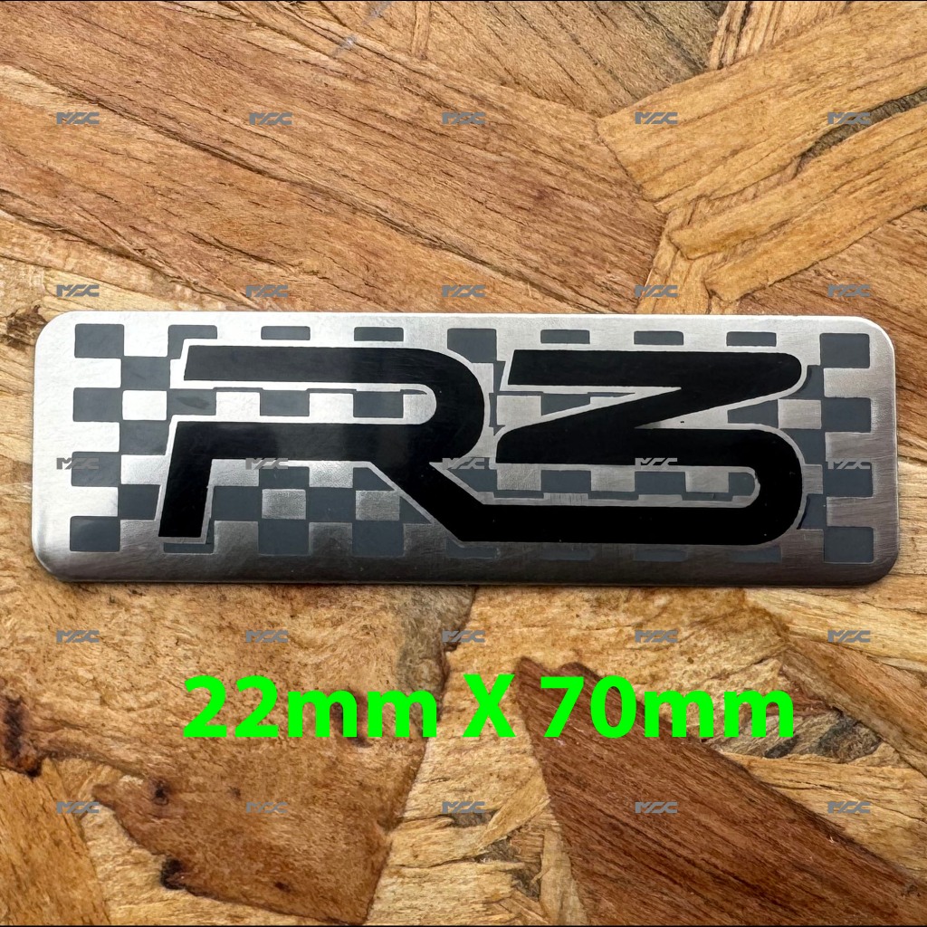 Logo Emblem R3 Skirt Skirting Bodykit Body Kit Spoiler Bumper Bonnet ...