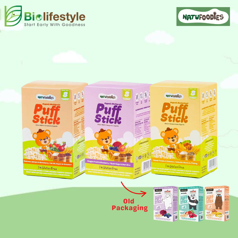 Natufoodies Organic Puff Stick 21g | Shopee Malaysia