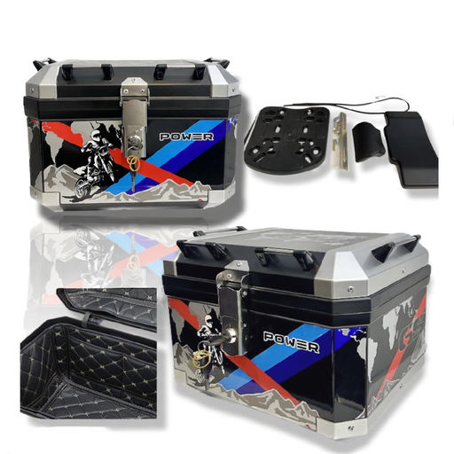 OFF-X GS Box Extra Big Motorcycle Storage (45L) Motor Box Belakang ABS ...