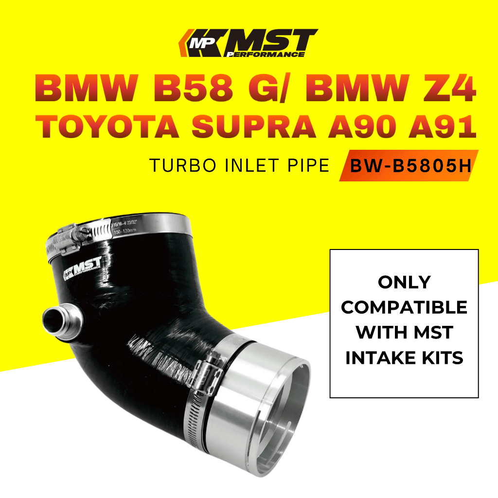 MST Turbo Inlet Pipe for BMW B58 G series/Toyota Supra A90 A91/BMW Z4 ...