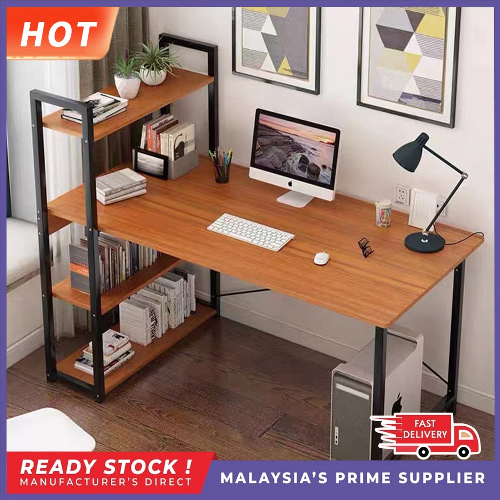 120cm Modern Computer Desk Study Deck Writing Desk Office Table With ...
