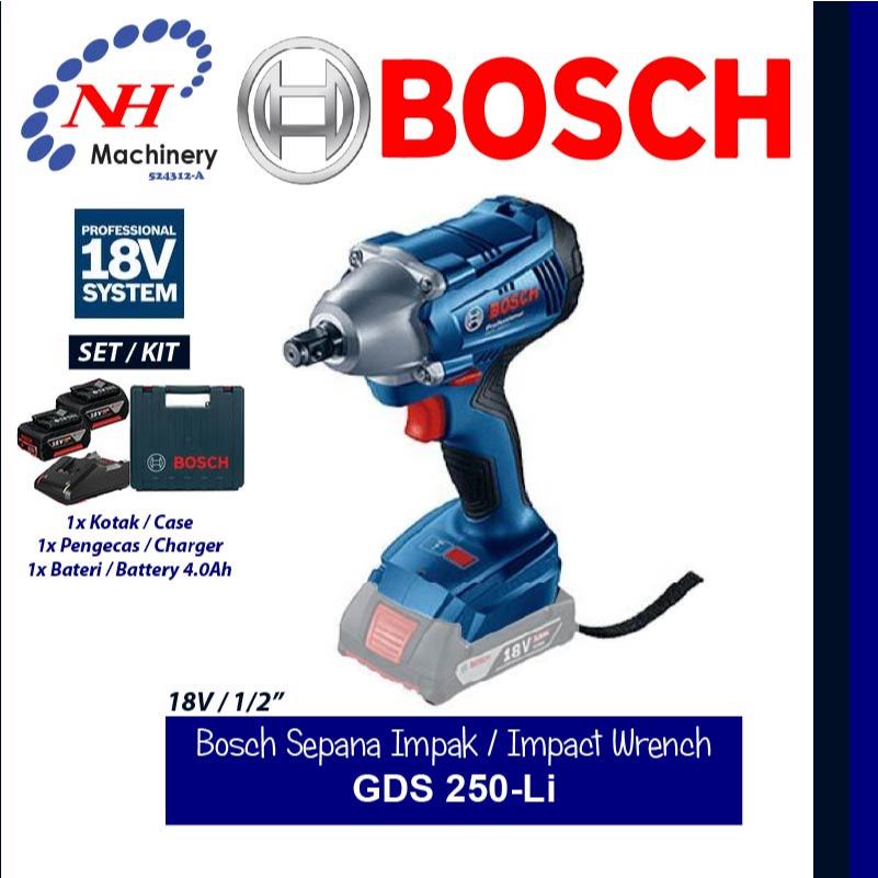 BOSCH GDS 250-LI - SEPANA IMPAK BATERI / BATTERY IMPACT WRENCH (1/2 ...