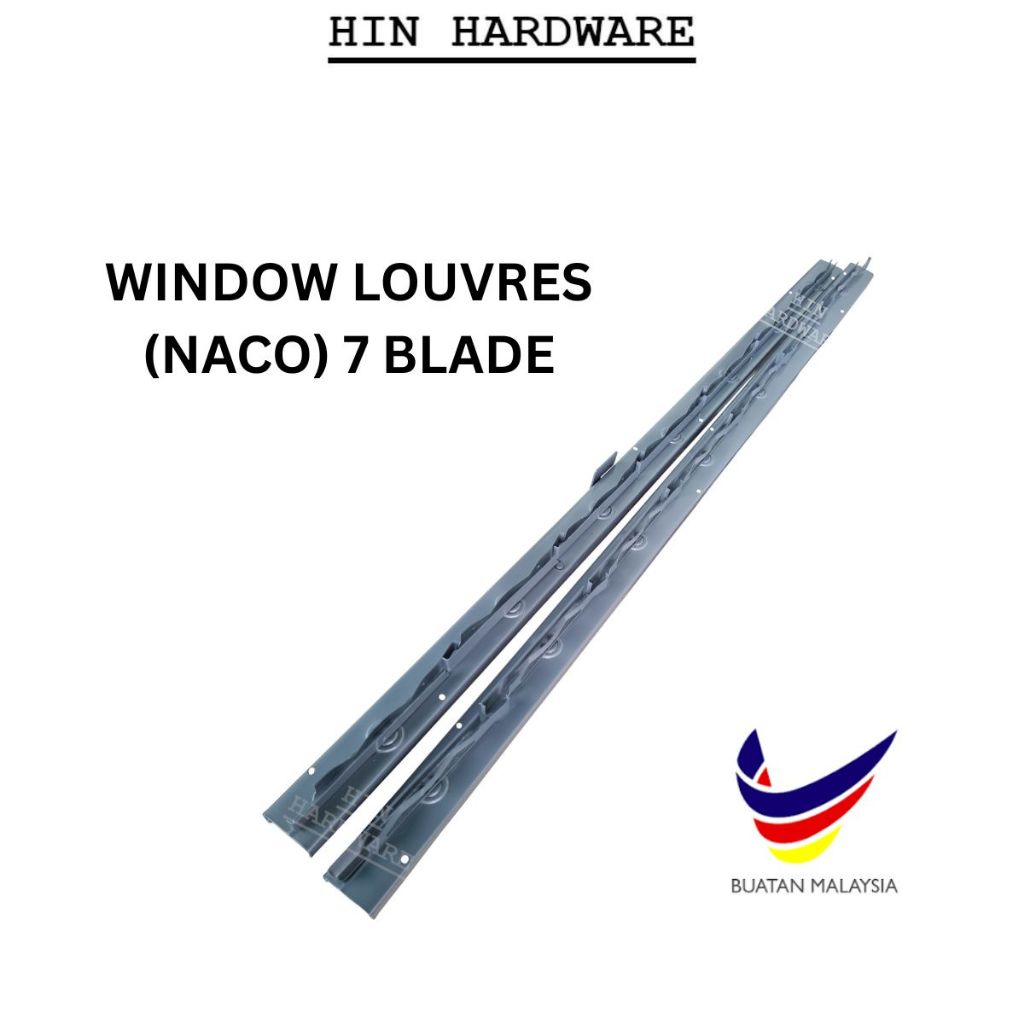 HIN Window Louvres (Naco) 6 Blade & 7 Blade & 8 Blade / Paha Naco ...