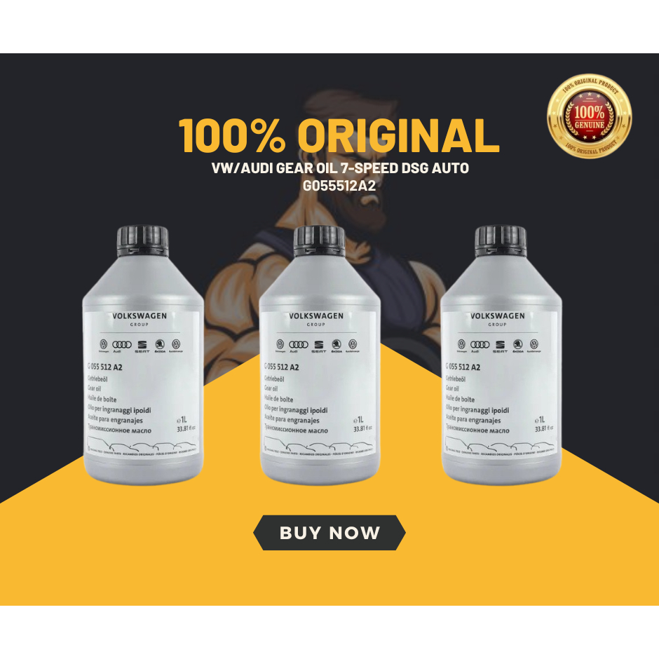 (100% ORIGINAL) G055512A2 VW/AUDI Gear Oil 7-Speed DSG Auto ...