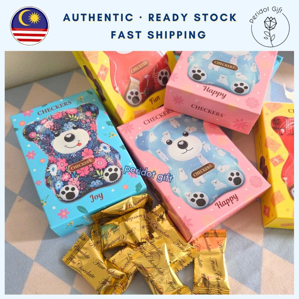 Checkers 30g Teddy Bear Milk Chocolate Box Happy Gift Box - HALAL ...