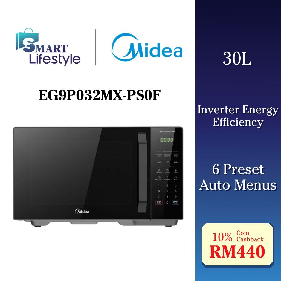 Midea 30L Inverter Microwave Oven with WiFi Control EG9P032MX-PS0F ...