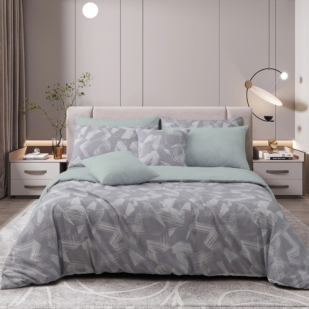 WINNY Lueur Bamboo Prism Fitted Sheet Set | 800Tc (Super Single / Queen ...
