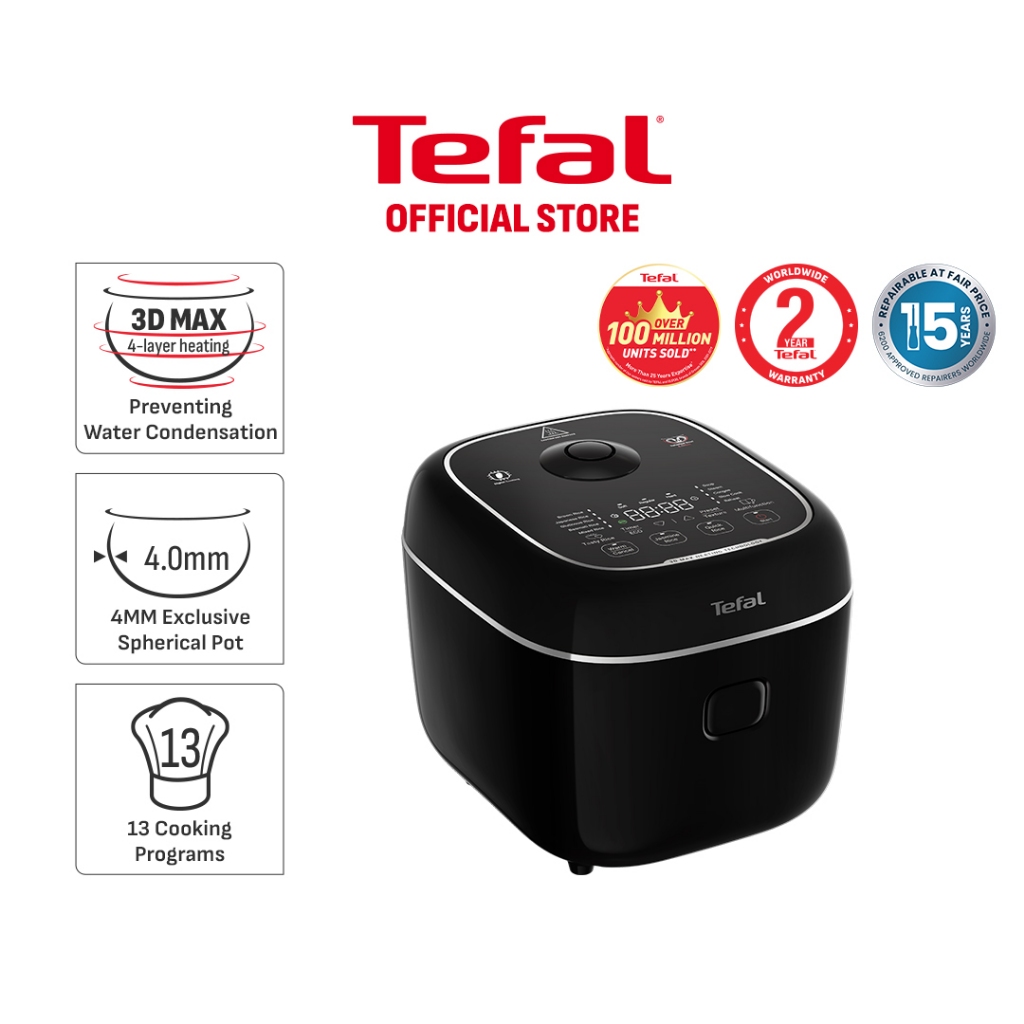 Tefal Delirice Max Fuzzy Logic Rice Cooker 1.8L (RK7778) | Shopee Malaysia