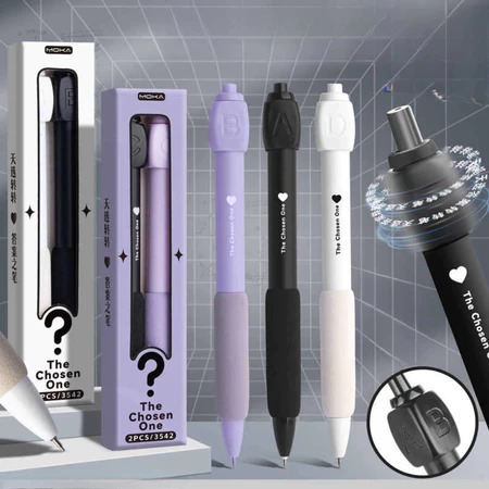 2PCS Rotating Choose Pen, Novelty Fun Rotating Answer Pen, Creative ...