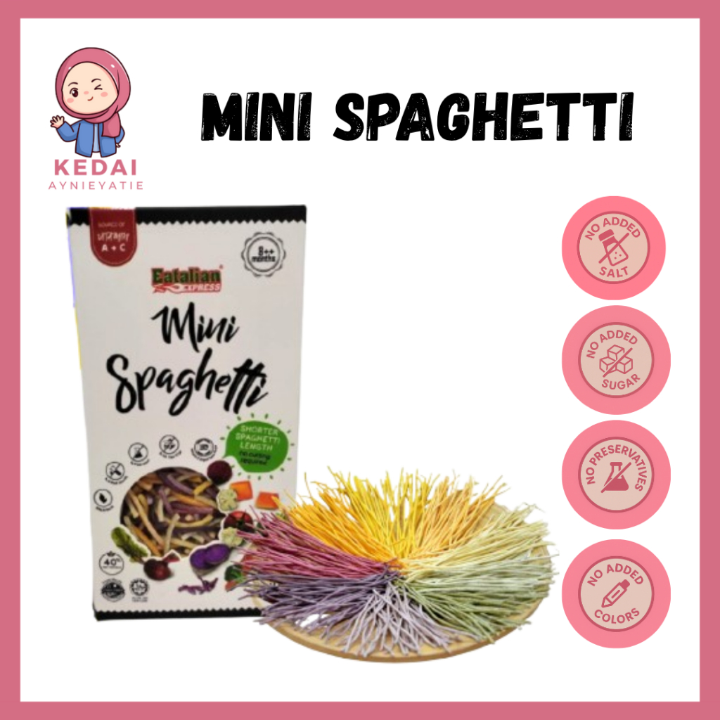 💯 SAYUR SEBENAR EATALIAN EXPRESS MINI SPAGETI PASTA SAYUR | Shopee Malaysia