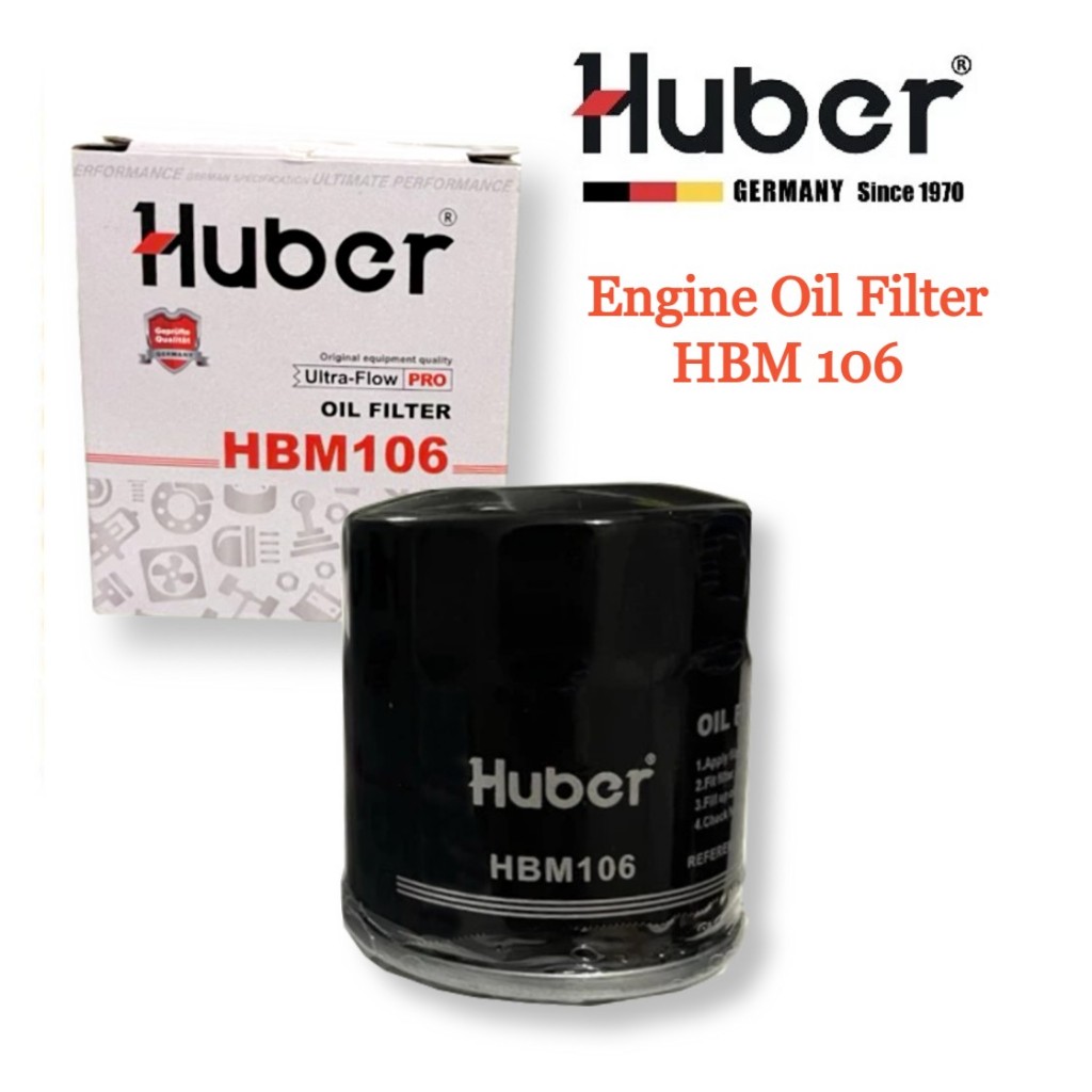 Huber Engine Oil Filter HBM 106 Ultra Flow Pro Oil Filter Suitable For ...