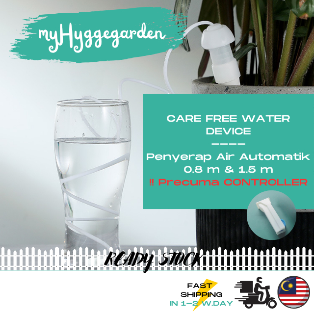 [0.8M/1.5M LONG] Drip Irrigation Home Automatic Watering Spike Diffuser ...