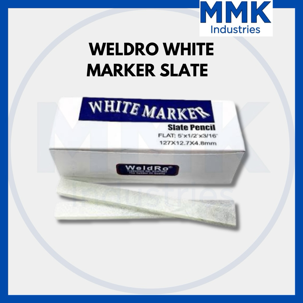 [READY STOCK] WELDRO WHITE MARKER SLATE PENCIL |Pensel Penanda Papan ...