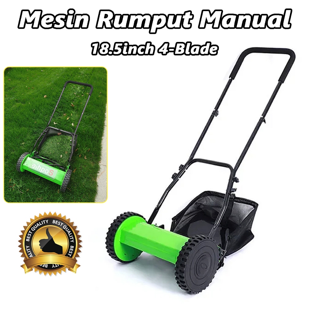 Mesin Rumput 18.5inch 4-Blade Dual Wheel misin rumput Mesin Rumput ...