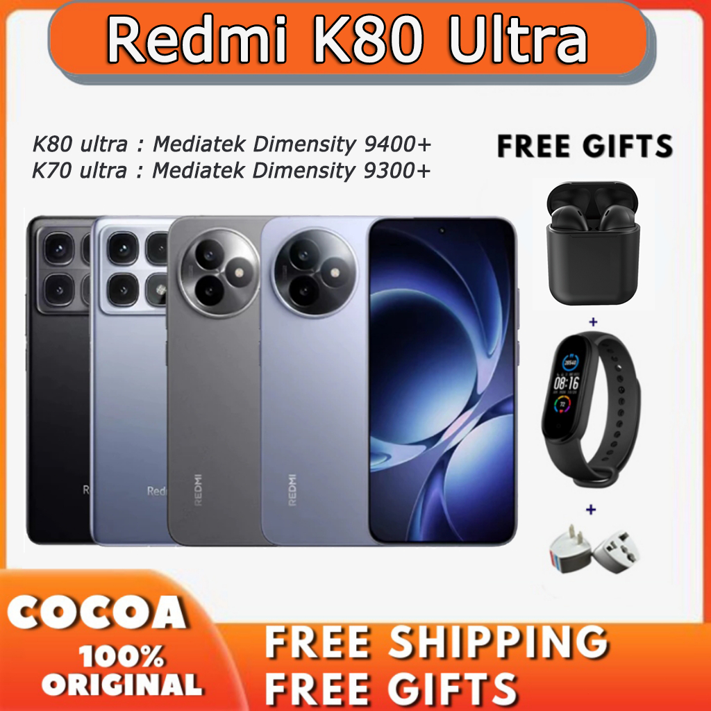 Xiaomi Redmi K80 Ultra 6.83 inches Mediatek Dimensity 9300+ / Redmi K70 Ultra Mediatek Dimensity ...