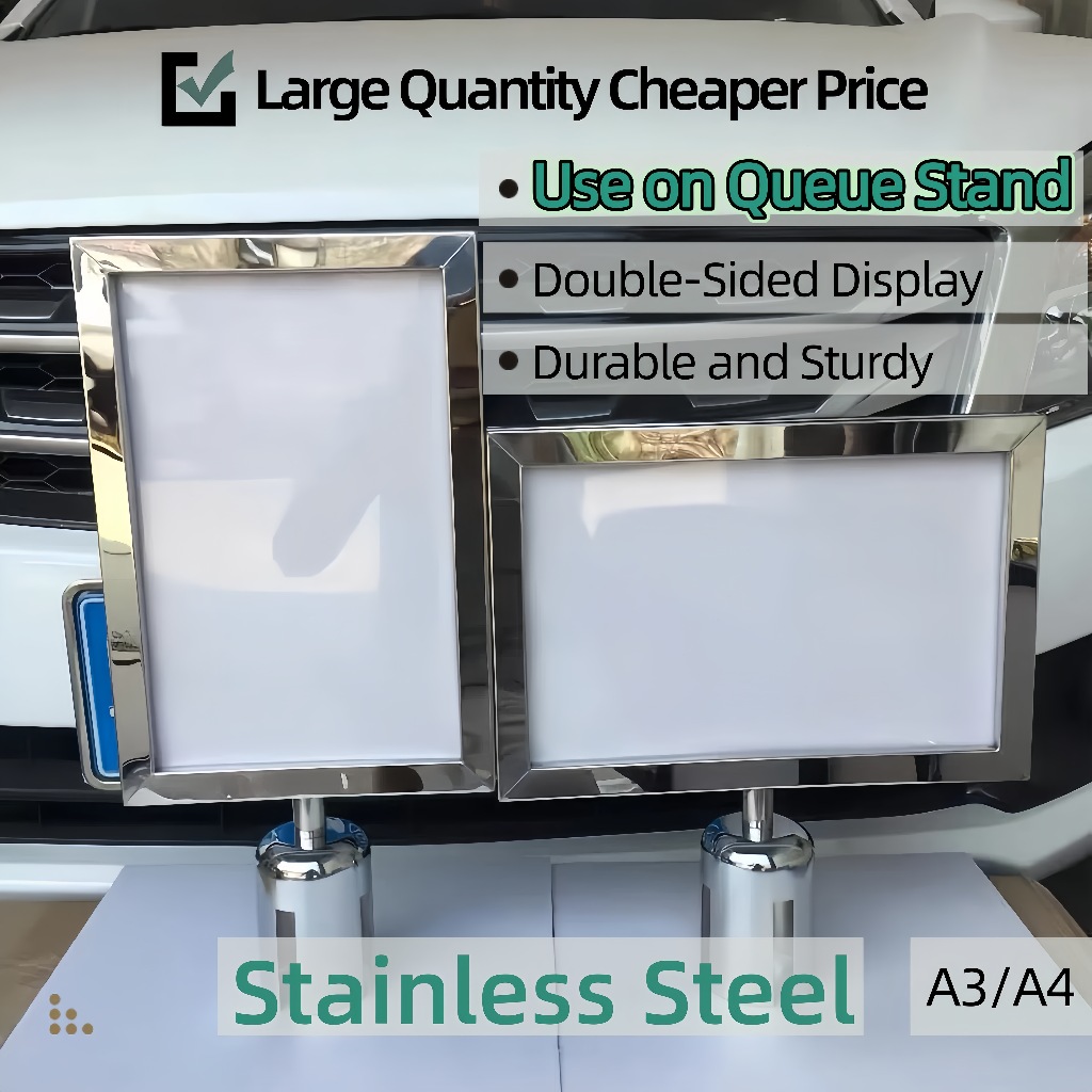 Queue Stand Display Frame A4 A3 signage frame Queue Up(Q-UP) Stand ...