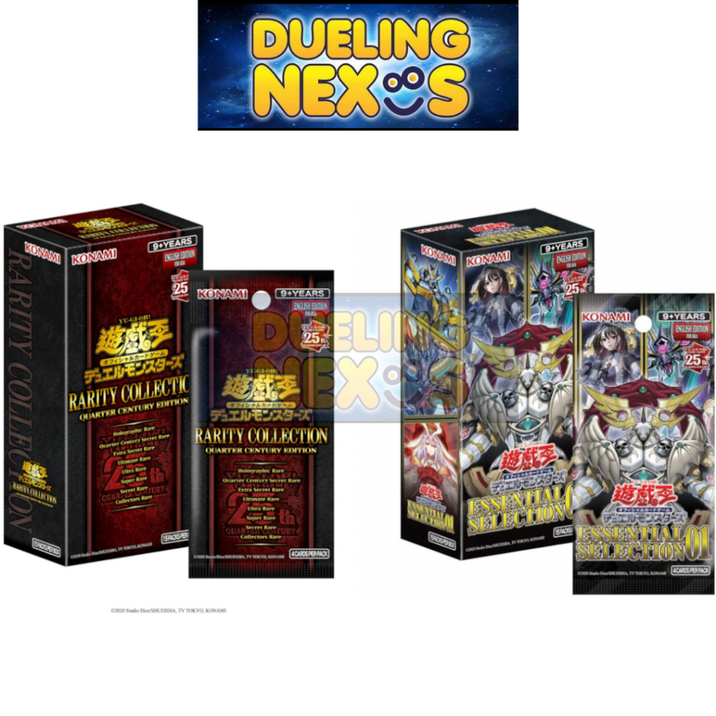 YUGIOH AE ASIAN ENGLISH ES01 Essential Selection 01 / RC04 Rarity Collection: Quarter Century ...