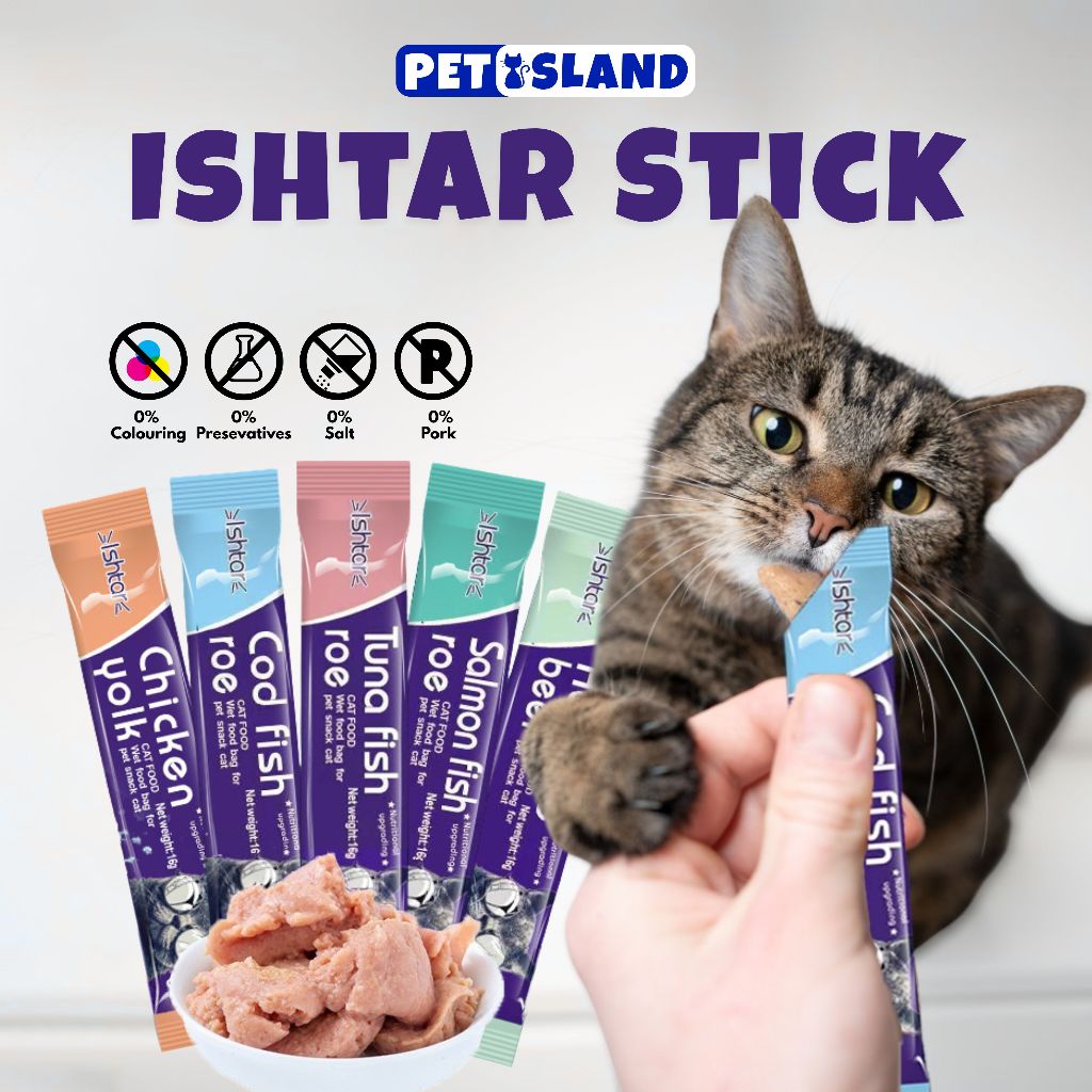 Ishtar Cat Treat Cat Wet Food Stick Creamy Cat Stick Cat Snack High ...