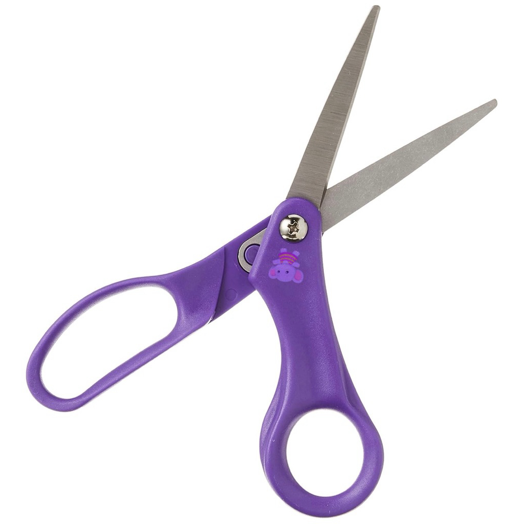 Rainbow Daddy Mummy Lilac Cut Scissors Child-Safe Comfortable Grip ...