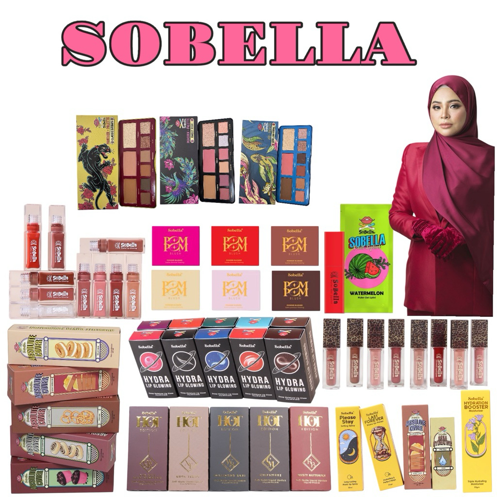 SOBELLA LIPMATTE / MAKEUP PRIMER / SETTING SPRAY RAYA READY STOCK ...