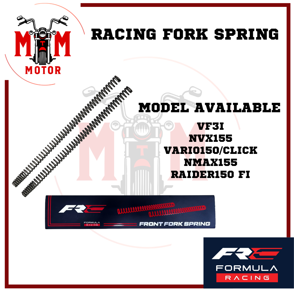 FRC FORMULA RACING FRONT FORK SPRING SYM VF3I 185 NVX155 AEROX155 VARIO ...