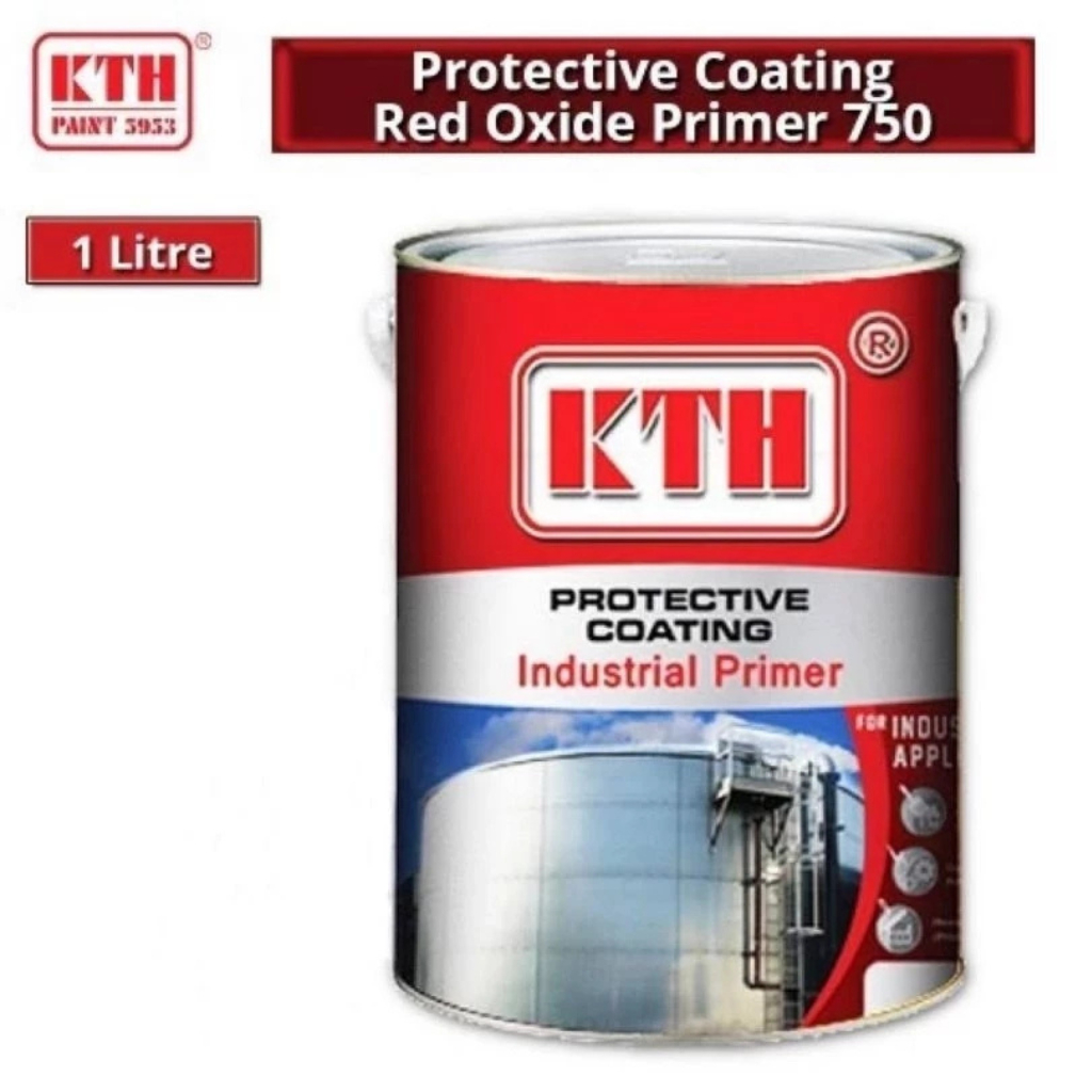 1Liter KTH Red Oxide Primer Paint (Anti - Rust / anti karat ...