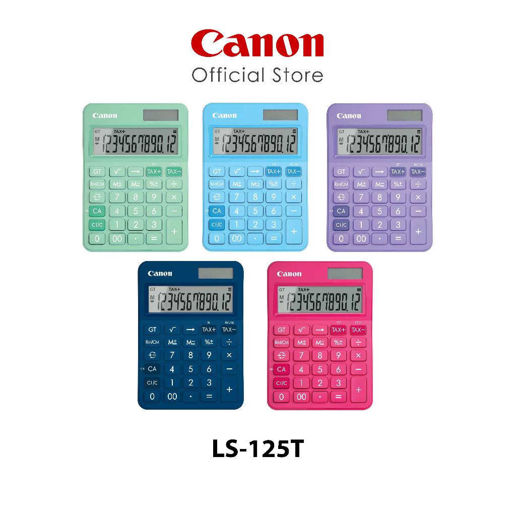 Canon LS-125T Mini Desktop Calculator | 12 digit, Upright angle display ...