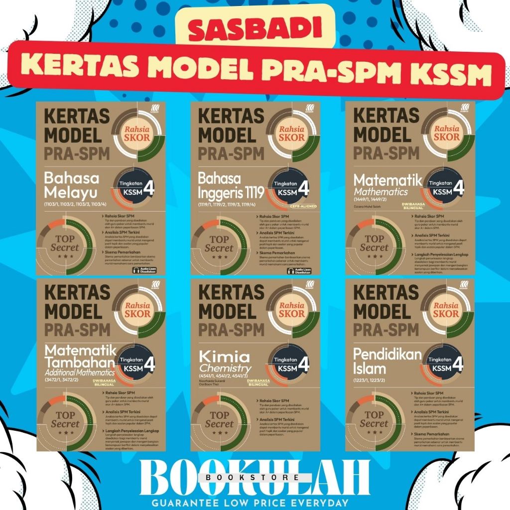 [SASBADI] KERTAS MODEL PRA_SPM TINGKATAN 4 KSSM | Shopee Malaysia