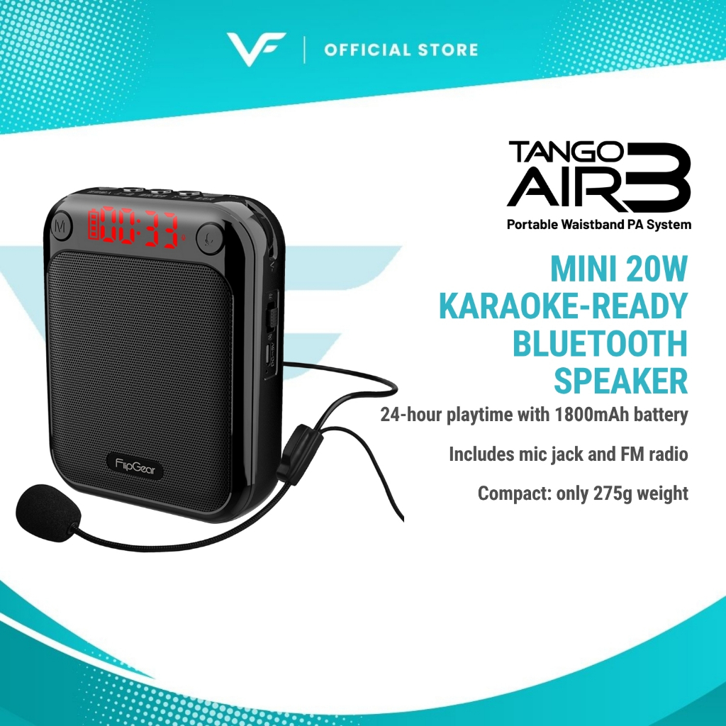 Vinnfier VF Tango Air 3 Portable FM Wireless Microphone Sound Record ...