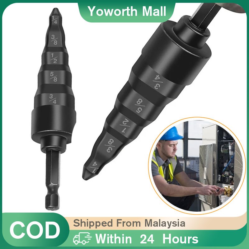 Air Conditioner Copper Pipe Expander / 5 in 1 Swaging Tool Drill Bit ...