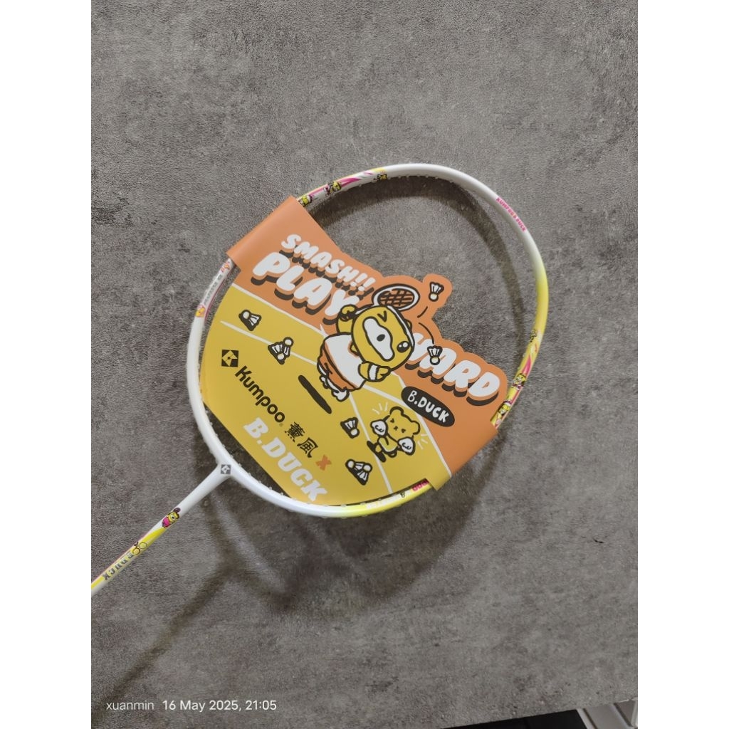Kumpoo B duck Badminton Racket Yellow color 4UG5 | Shopee Malaysia