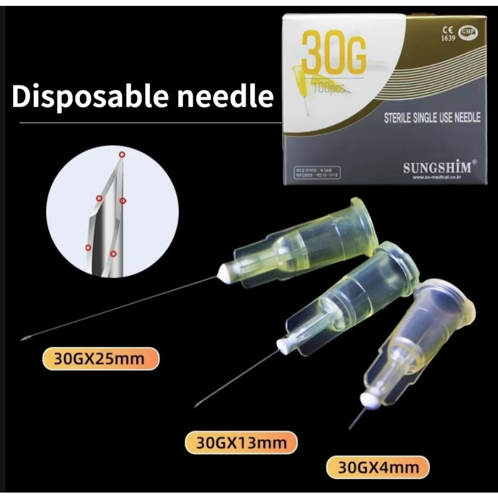50/100pcs 30G Needle One-time sterile needle Medical Aesthetics 针头 4/13 ...