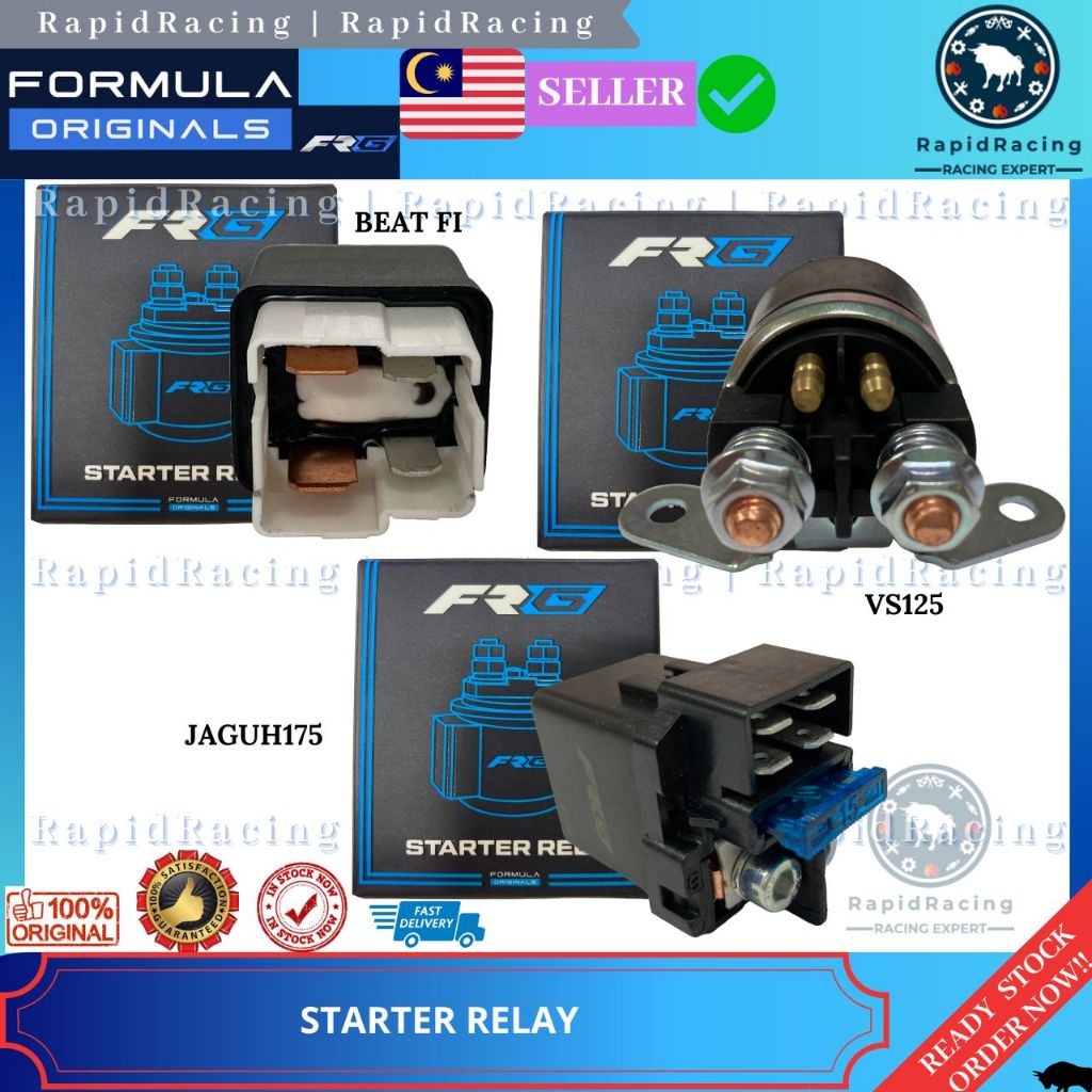 ALAT GANTI MOTOR FRG FORMULA ORIGINALS STARTER RELAY HONDA SUZUKI EX5 ...