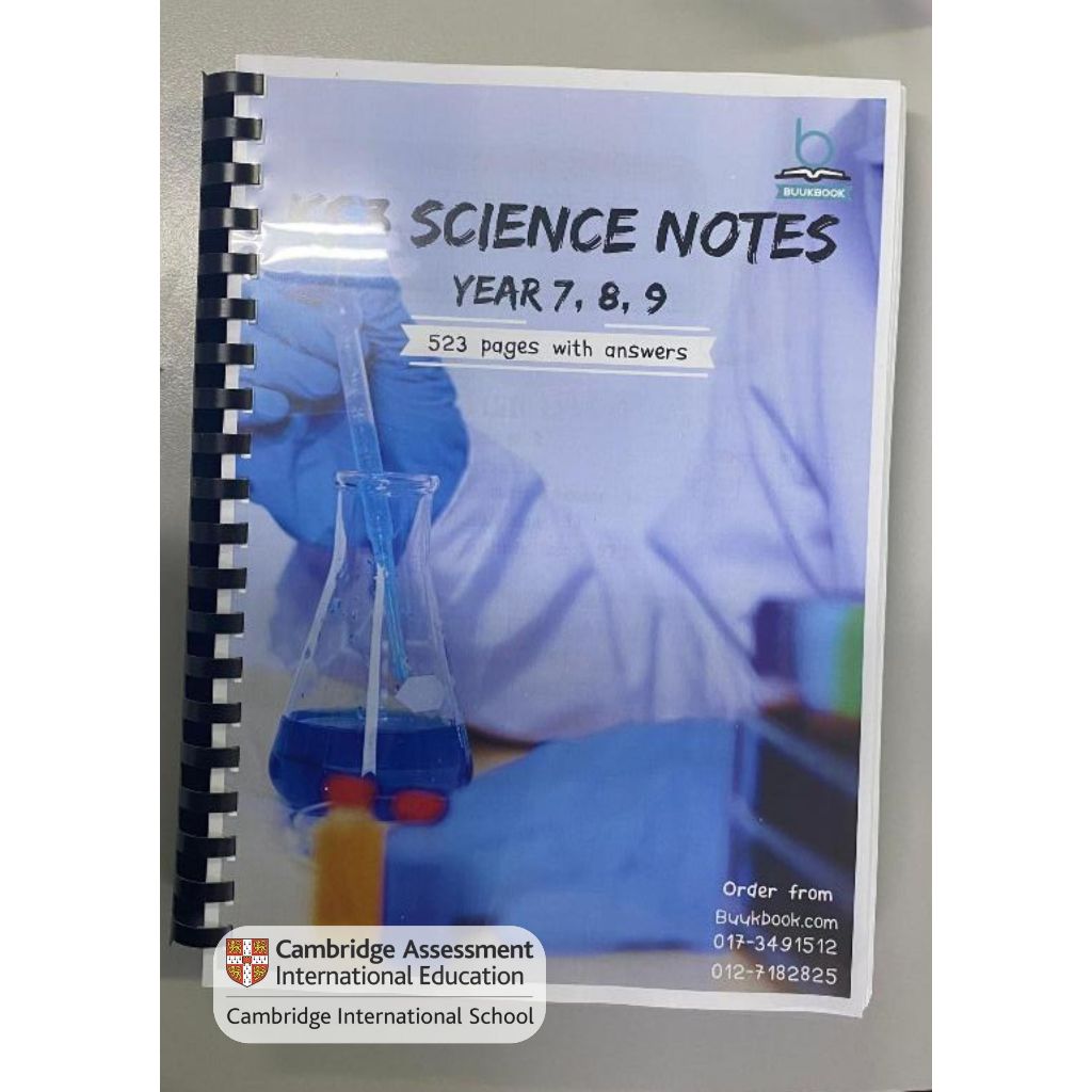 KS3 Science Revision Notes For Year 7,8,9 *PRINTED | Shopee Malaysia