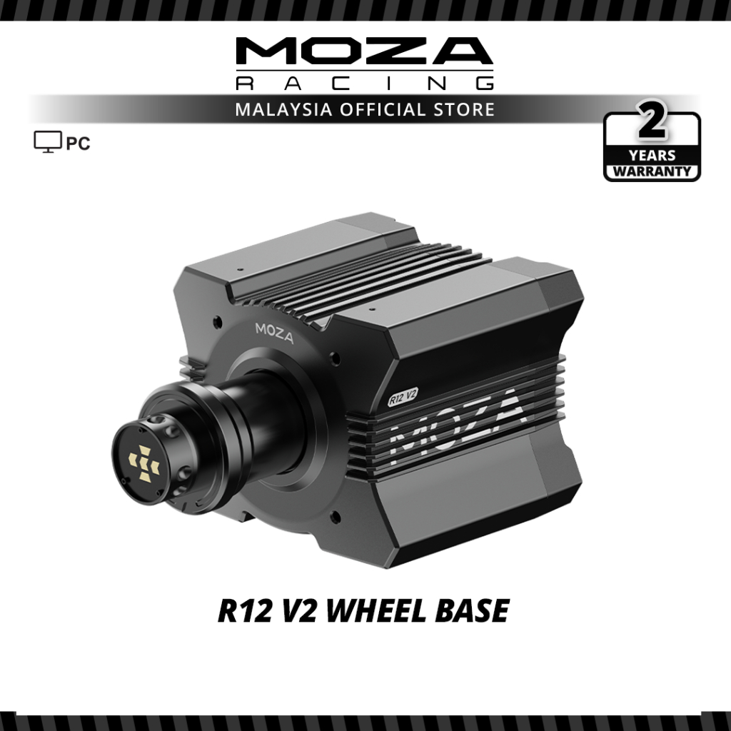 MOZA RACING R12 V2 Direct Drive Wheel Base | Shopee Malaysia