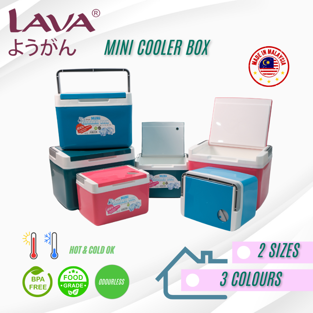 LAVA Mini Cooler Ice Box 2L 5L | BPA FREE | Mini Ice Box | Tahan Lama ...