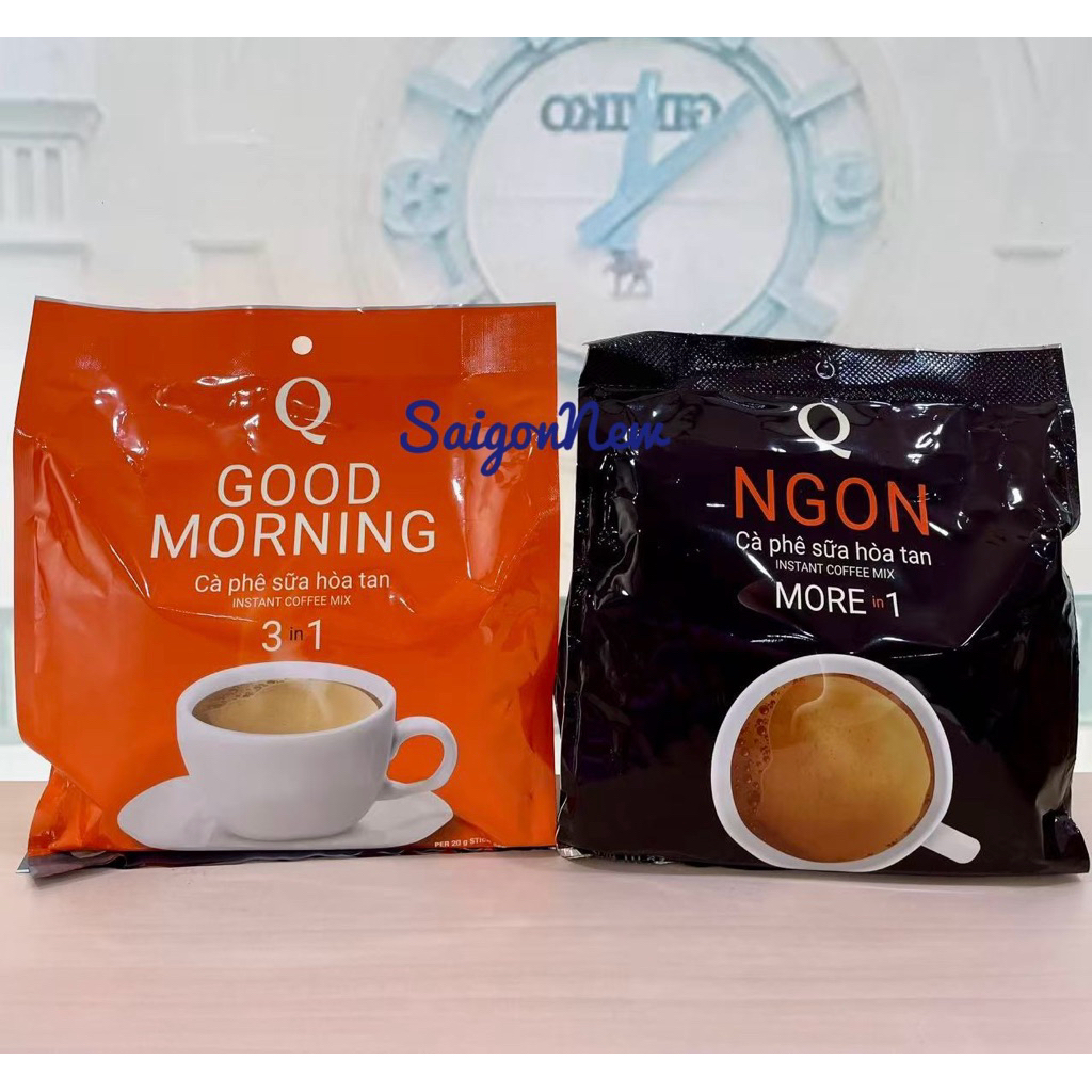 Ca Phe Sua Q Ngon 480gr / 1.2kg - Good Morning 3in1 Instant Coffee Mix ...
