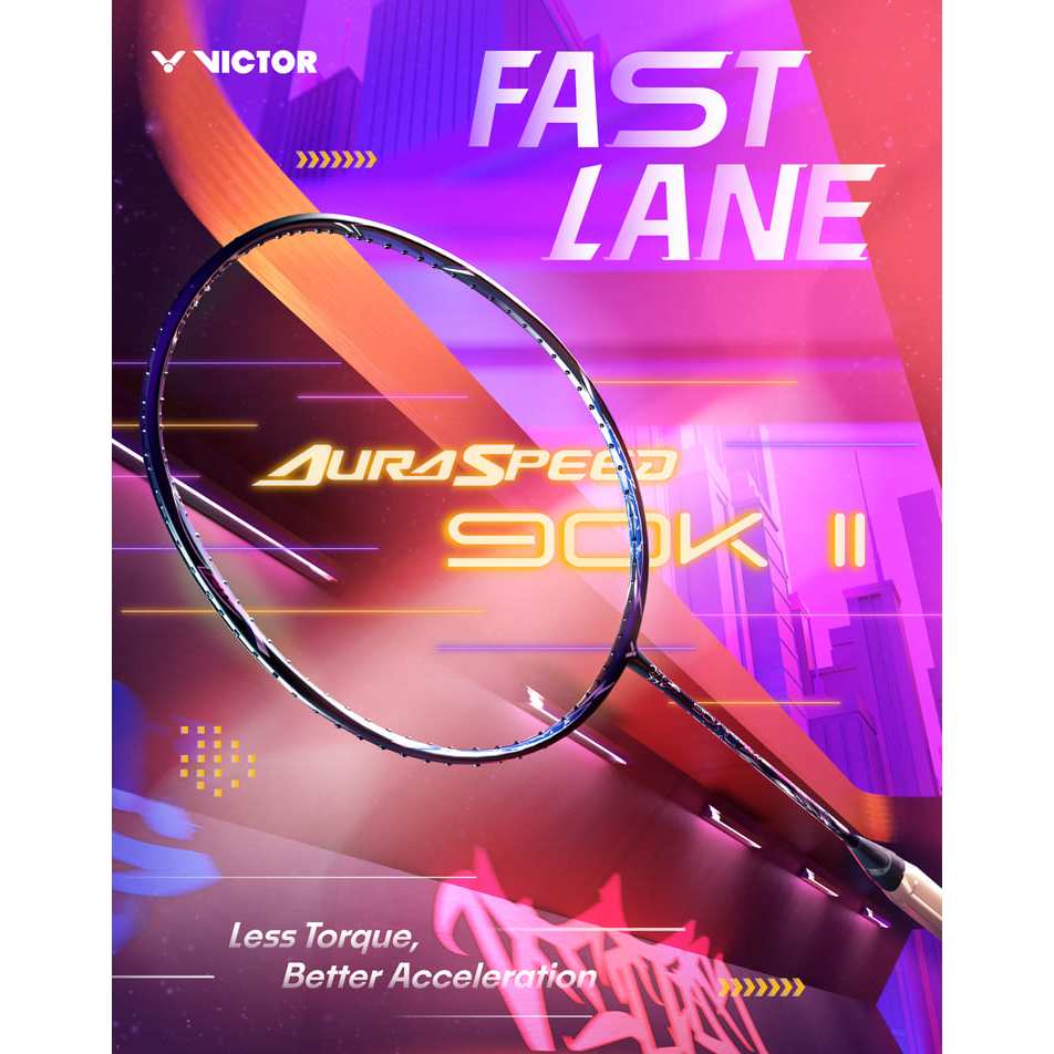 VICTOR Auraspeed 90K II Badminton Racket ARS-90K II (100% ORIGINAL ...