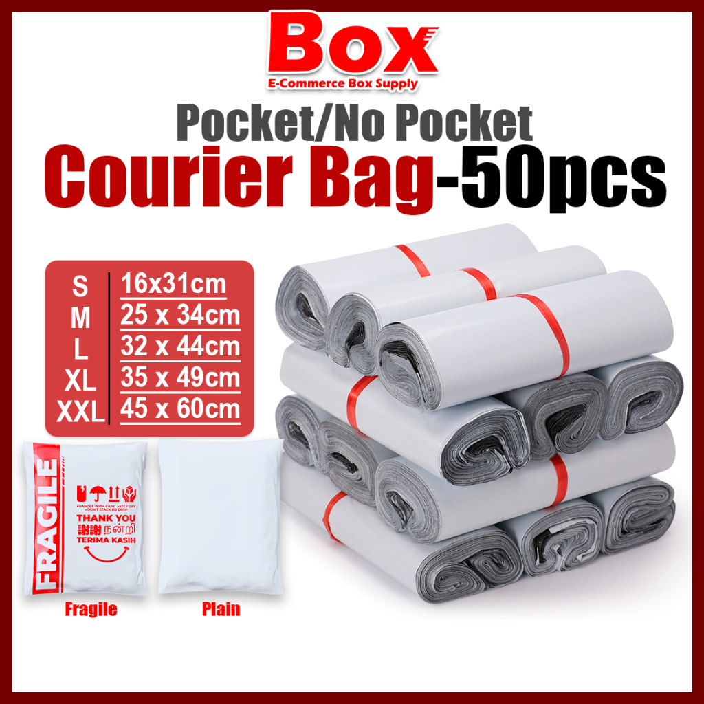 Courier Bag With Pocket Plastik Pos Flyers Parcel Bag Packaging Bag ...