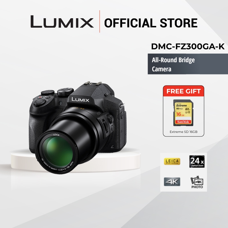 Panasonic LUMIX FZ300 Super Zoom Camera with 24x Optical Zoom LEICA DC ...