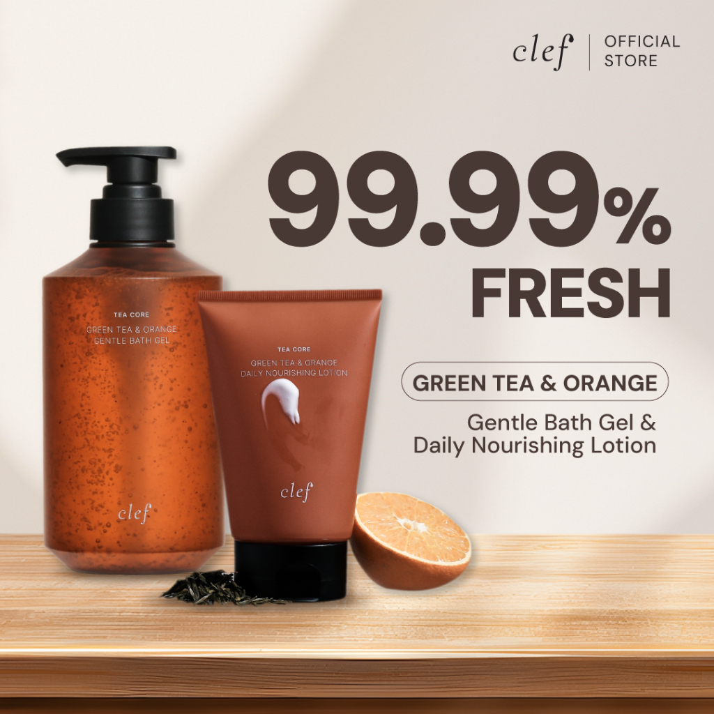 [ADD ON DEAL] CLEF Tea Core Series | Green Tea & Orange | Gentle Bath ...