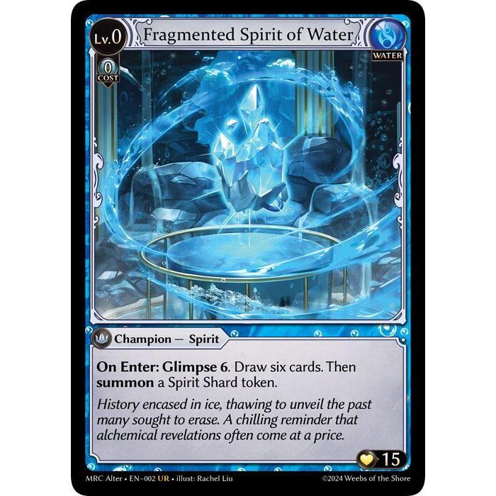 Grand Archive TCG : Fragmented Spirit of Water - Mercurial Heart Alter ...