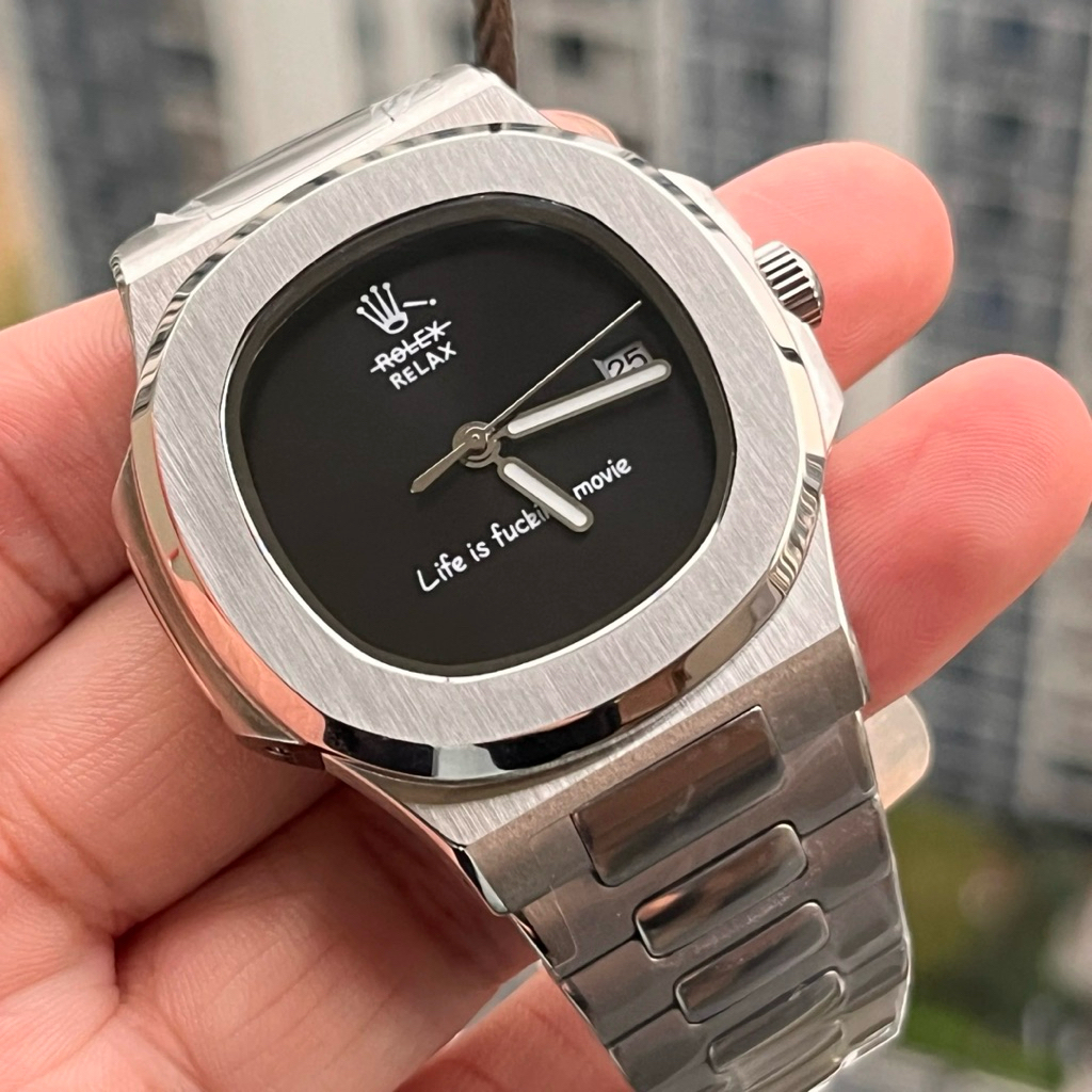 Seiko Mod Nautilus Relax Dial Automatic Movement 42mm | Shopee Malaysia