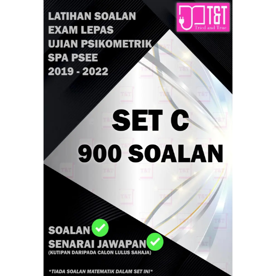 Latihan Soalan Psikometrik - 2022 (900 Soalan) | Shopee Malaysia