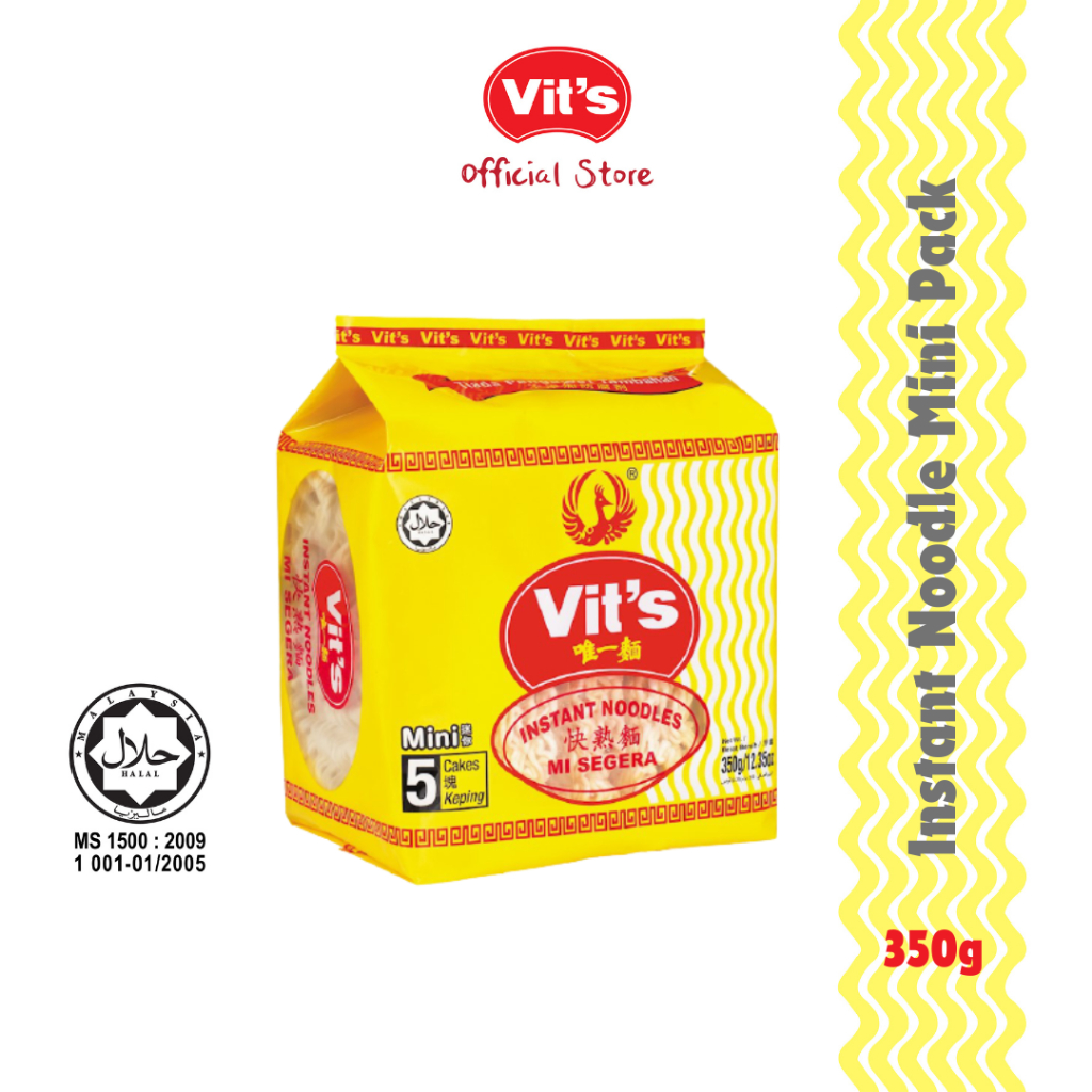 Vit's Instant Noodle Mini Pack *No Preservative Added* 350g (5 Cakes ...
