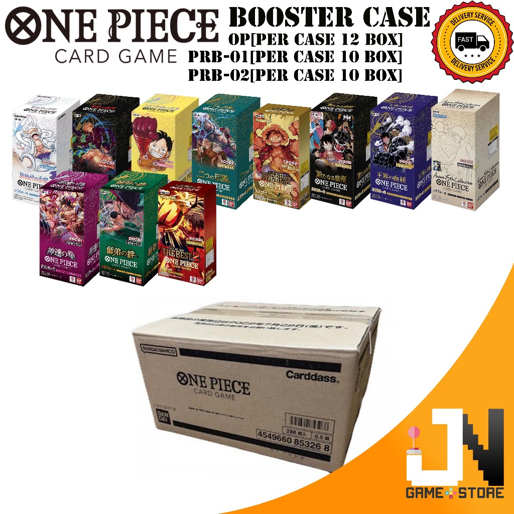One Piece Booster Box Case PRB-02 / OP-12 / OP-11 / EB-02 / OP-10 / OP ...