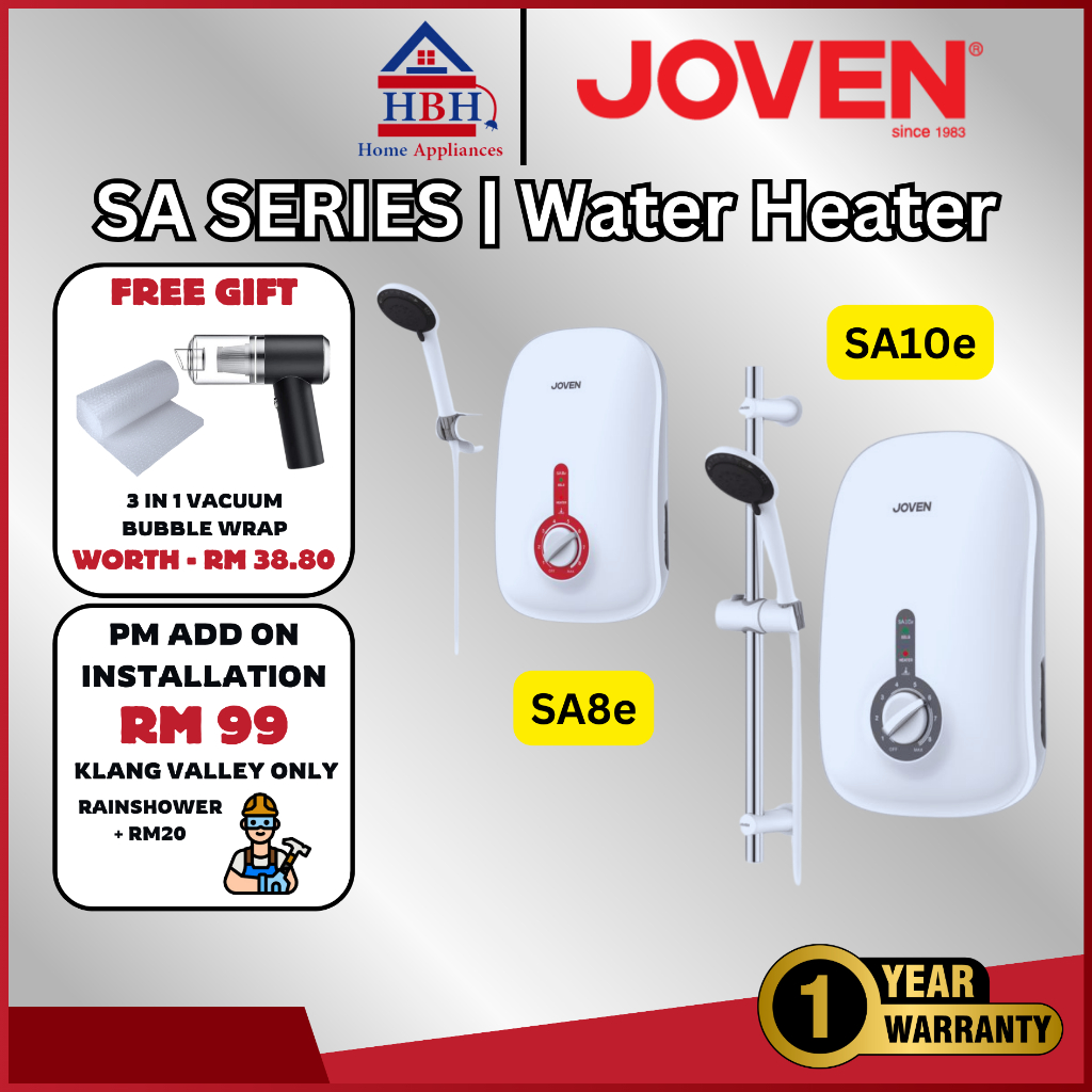 [Free Shipping + Gift] Joven SA8E SA10E SA15M SA20E SAWater Heater ...