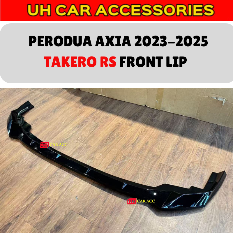 PERODUA AXIA 2023-2025 TAKERO RS PP FRONT LIP DIFFUSER SKIRT BODYKIT ...