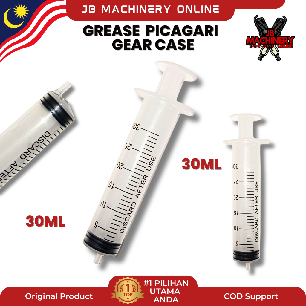 30ML GREASE INJECTION / PICAGARI GREASE PUMP MESIN RUMPUT GEAR CASE ...